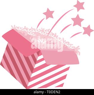 sweet cake birthday packing box vector illustration design Stock Vector Image & Art - Alamy