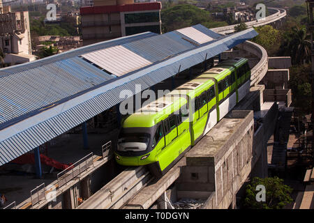 monorail chembur station mumbai Maharashtra India Asia Stock Photo ...