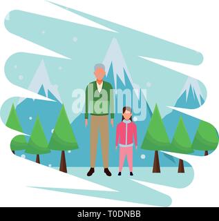 old man and child avatars Stock Vector Image & Art - Alamy