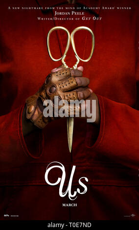 Us 2019 Universal Pictures horror film with Lupita Nyong'o Stock Photo ...