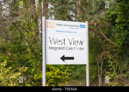 NHS west view, integrated care centre, tenterden, kent, uk Stock Photo ...