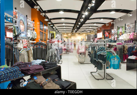 Various children's clothes for sale in Adams Stock Photo - Alamy