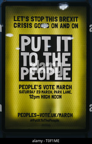 People's vote march, Saturday 23rd March 2019 in London, UK.Million ...