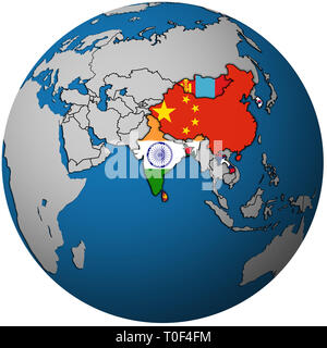 Asia-Pacific Trade Agreement member countries with territories and ...