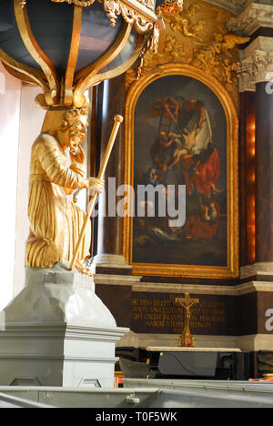 Baroque Kalmar domkyrka (Kalmar Cathedral) built 1660 to 1700 designed ...