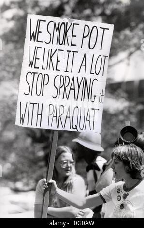 Marijuana protests - 1978. Atlanta, Georgia Stock Photo - Alamy