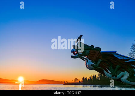 Empress of Japan dragon figurehead Stanley Park Vancouver British ...