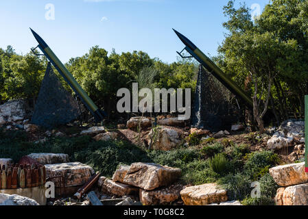 MLEETA, LEBANON - 4 Jan 2019: The Mleeta tourist Memorial (Hezbollah ...