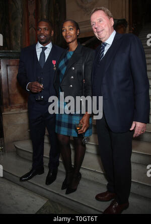 Dr Mark Prince OBE (left) in conversation with John Rawling, during a ...