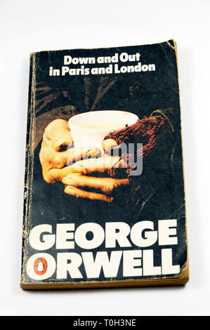 Book cover "Down and Out in Paris and London" by George Orwell Stock ...
