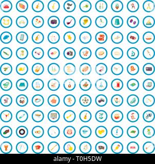 100 interests icons set, cartoon style Stock Vector Image & Art - Alamy