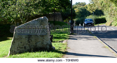 The Sign of Shitterton Village near Bere Regis Dorset England UK with ...