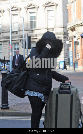 Alice Cutter arriving at Birmingham Crown Court Stock Photo - Alamy