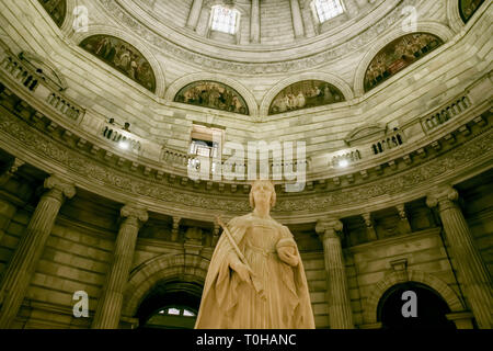 Victoria Memorial interior, Kolkata, West Bengal, India, Asia Stock ...
