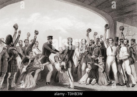 Indian Mutiny, 1857. The Relief of Lucknow 1857 by Thomas Jones Barker ...