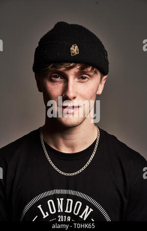 Alex Decunha during the Street League Skateboarding World Tour media ...