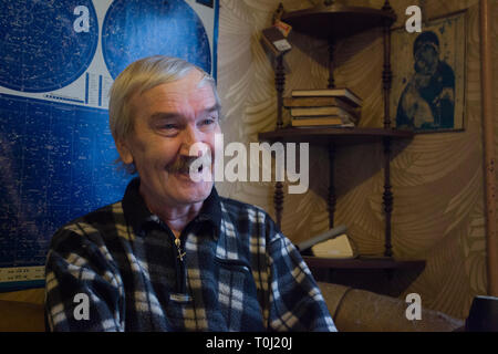 Stanislav Petrov, retired Soviet Lieutenant-Colonel, looks on during an ...