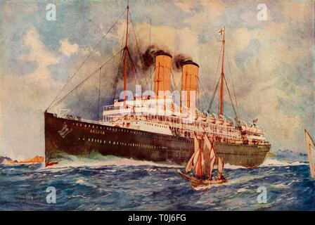 Orient Line passenger liner SS Otranto Stock Photo - Alamy