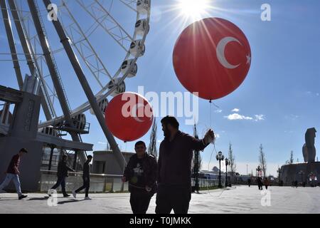 Ankara, Turkey. 20th Mar, 2019. A general view on the opening day of ...