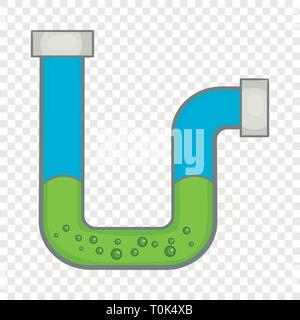 Clog in the pipe icon, cartoon style Stock Vector Image & Art - Alamy