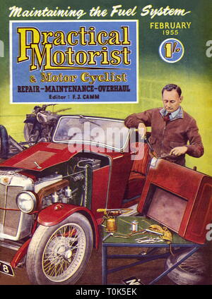 Practical Motorist & Motor Cyclist Magazine from November 1955 Stock ...