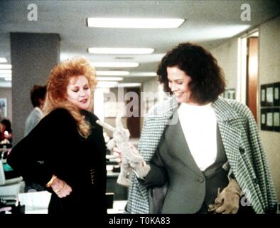 WORKING GIRL, Melanie Griffith, Sigourney Weaver, 1988, TM & Copyright ...