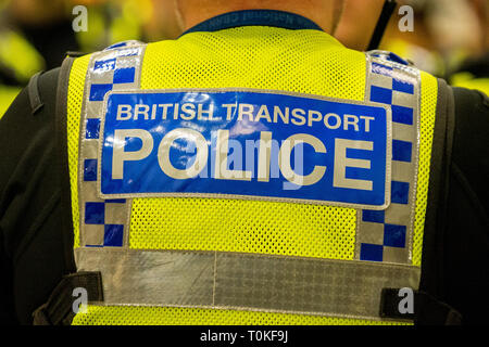 Back of a British transport Police uniform Stock Photo - Alamy