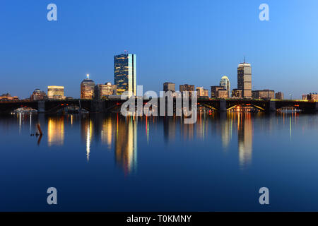 Night scene from John Hancock Building , Cities & towns, Buildings ...