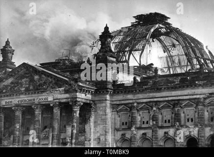 Berlin;Germany;Europe; The ruin after War WW2 damaged Kaiser Wilhelm ...