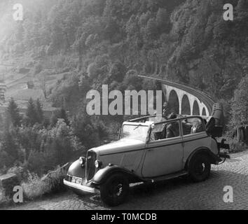 Ford model A convertible car, 1950s Stock Photo - Alamy