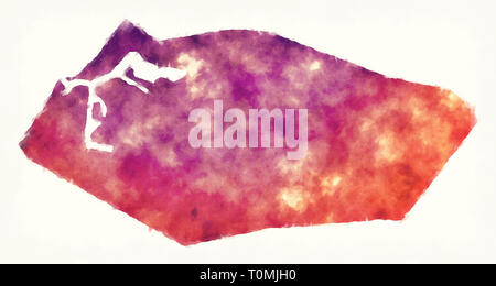 Ajman, emirate of United Arab Emirates. High resolution satellite map ...