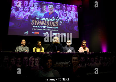 Judges (left to right) Laurent Landi, Simone Biles, Emily Frazer from ...