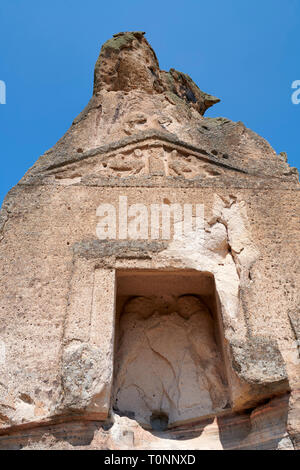 Phrygian temple of Aslankaya, 7th century BC. Phyrigian Valley, Emre ...