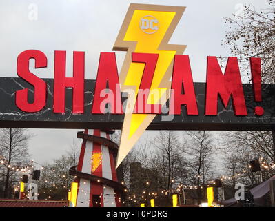 Shazam Funfair Launch at the Bernie Spain Gardens, South Bank, London ...