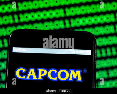 Capcom Co., Ltd. logo seen displayed on smart phone Stock Photo - Alamy