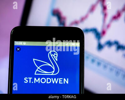 St. Modwen Properties Plc logo seen displayed on smart phone Stock ...