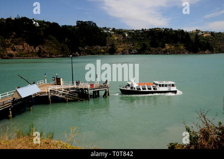 Diamond Harbour , Banks Peninsula on New Zealands South Island. There ...