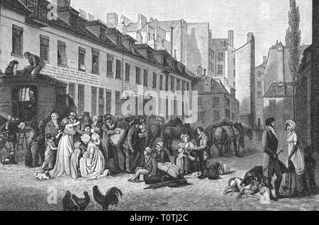 18th century French carriages Stock Photo - Alamy