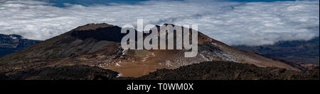 Aerial view of Pico Viejo volcano in Tenerife, Canary Islands, Spain ...