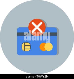 Illustration Payment Failure Icon Stock Photo - Alamy