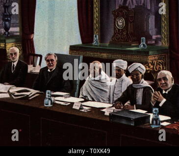 Mahatma Gandhi at the second round table conference, London, England ...