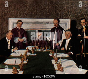 The signing of the Reichskonkordat at the Vatican Stock Photo - Alamy