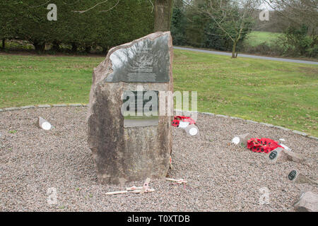 UK military history Second World war two old concrete anti-tank ...