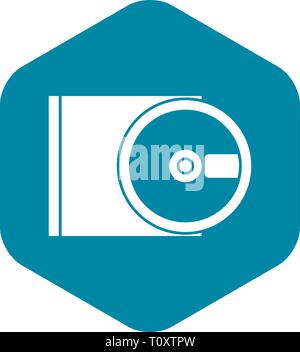 Eject Disc Simple vector icon. Illustration symbol design template for ...