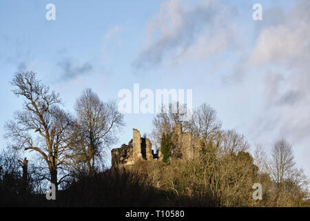 The remains of medieval Stapleton Castle (Herefordshire), near ...
