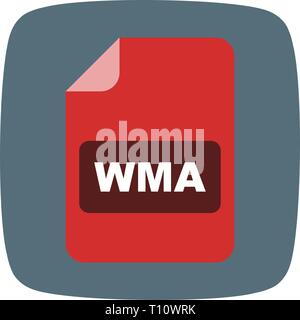 Illustration WMA Icon Stock Photo - Alamy