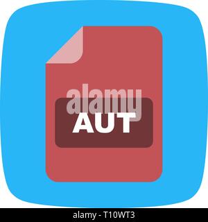 Illustration AUT Icon Stock Photo - Alamy