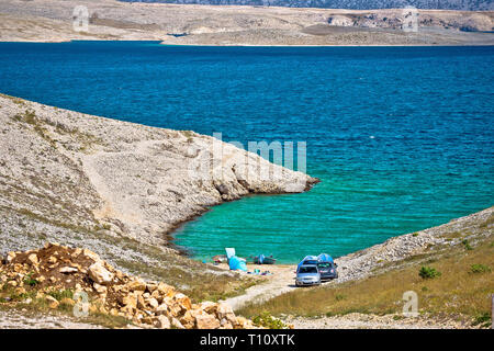 Zadar area beach scenery near Zecevo island Stock Photo - Alamy