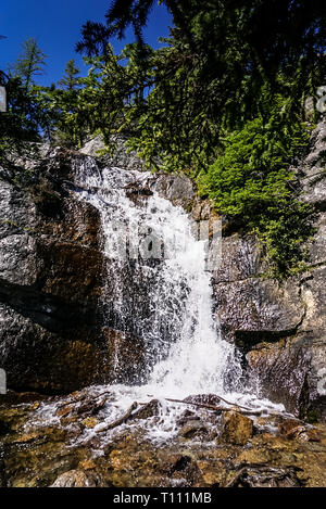 Lake Agnes Waterfall, Lake Louise, Banff National Park, Canadian ...
