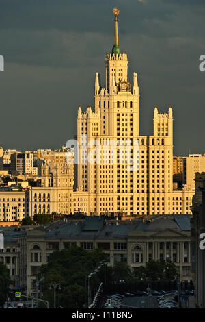 One of seven famous Stalin era sky scrapers in Moscow (stalinka), the ...
